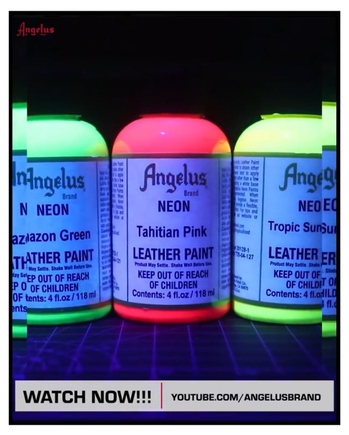 How to Use Angelus Neon Paints · Angelus Direct