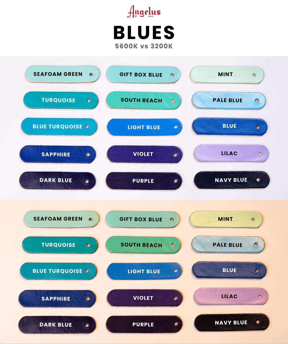 Angelus Color Charts · Angelus Direct