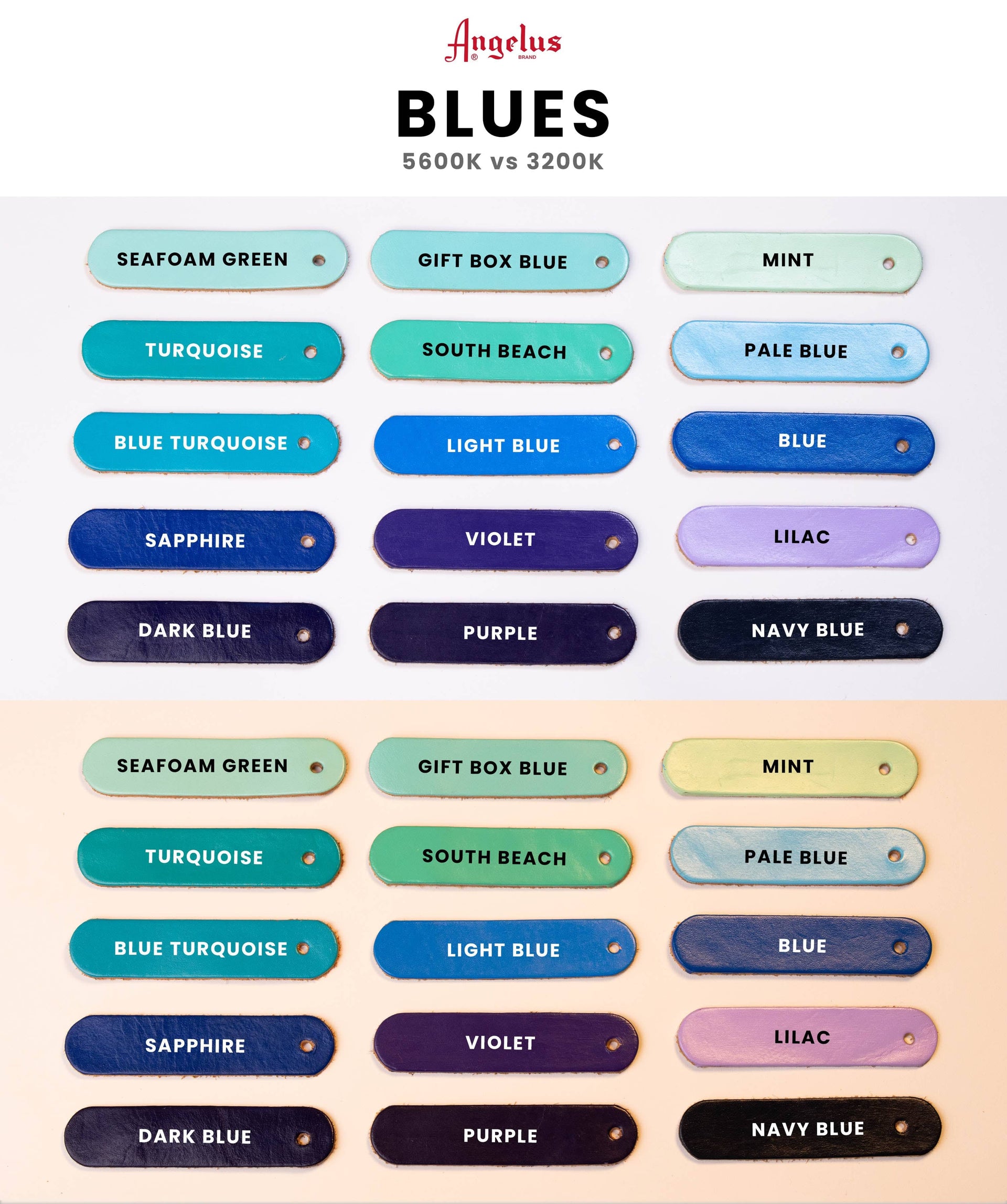 Angelus Color Charts · Angelus Direct