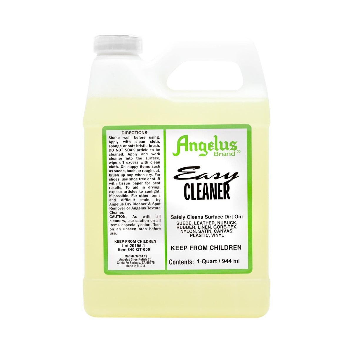 Shop Easy Cleaner for Shoes, Leather, Plastic & More · Angelus Direct