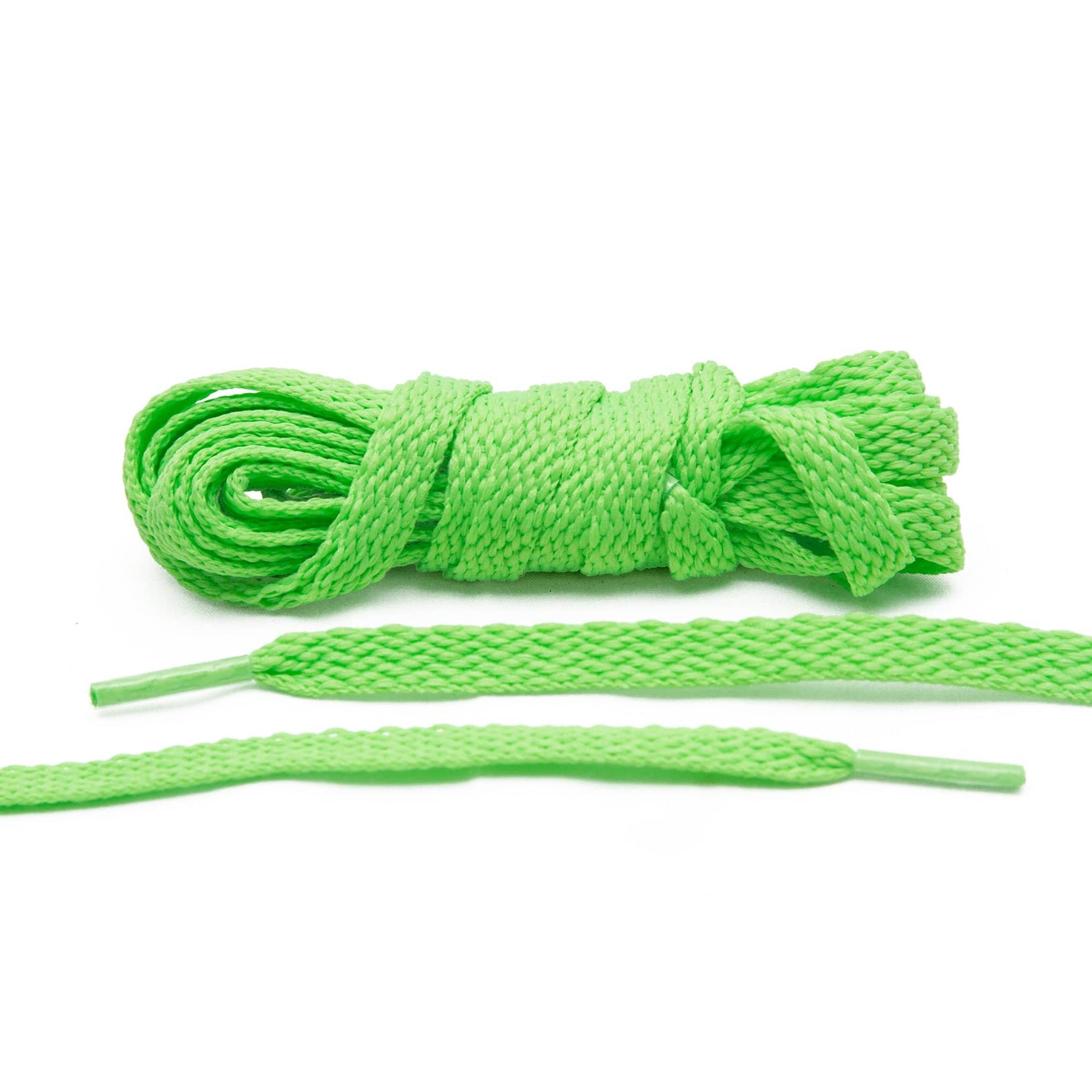 Buy Neon Green Flat Laces | Best Jordan Replacement Laces · Angelus Direct