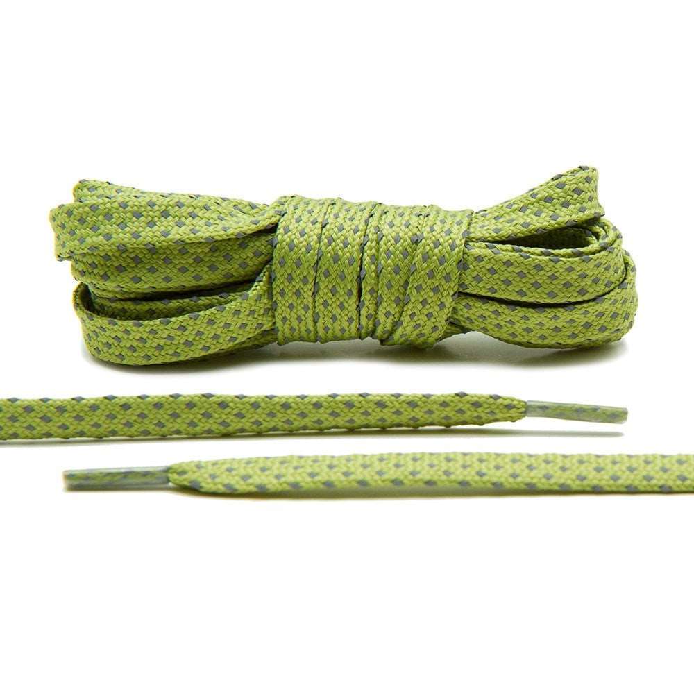 Shop Olive - Reflective Flat Laces 2.0 | High-Quality Shoelaces ...