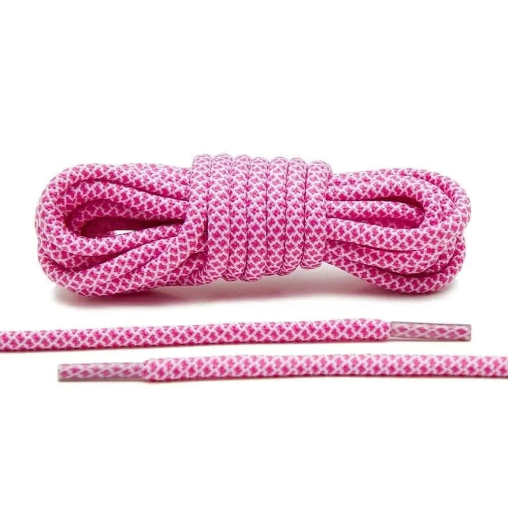 Shop Pink/White Rope Laces | Best Round Shoe & Sneaker Laces · Angelus ...