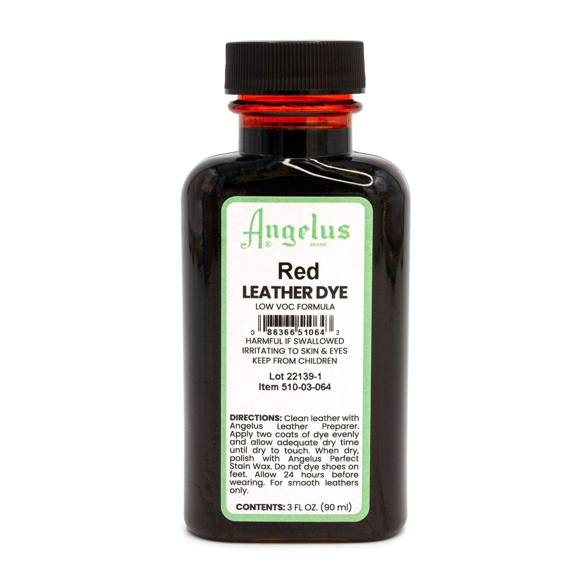 Red Low VOC Leather Dye | Eco-Friendly Permanent Leather Dye · Angelus ...