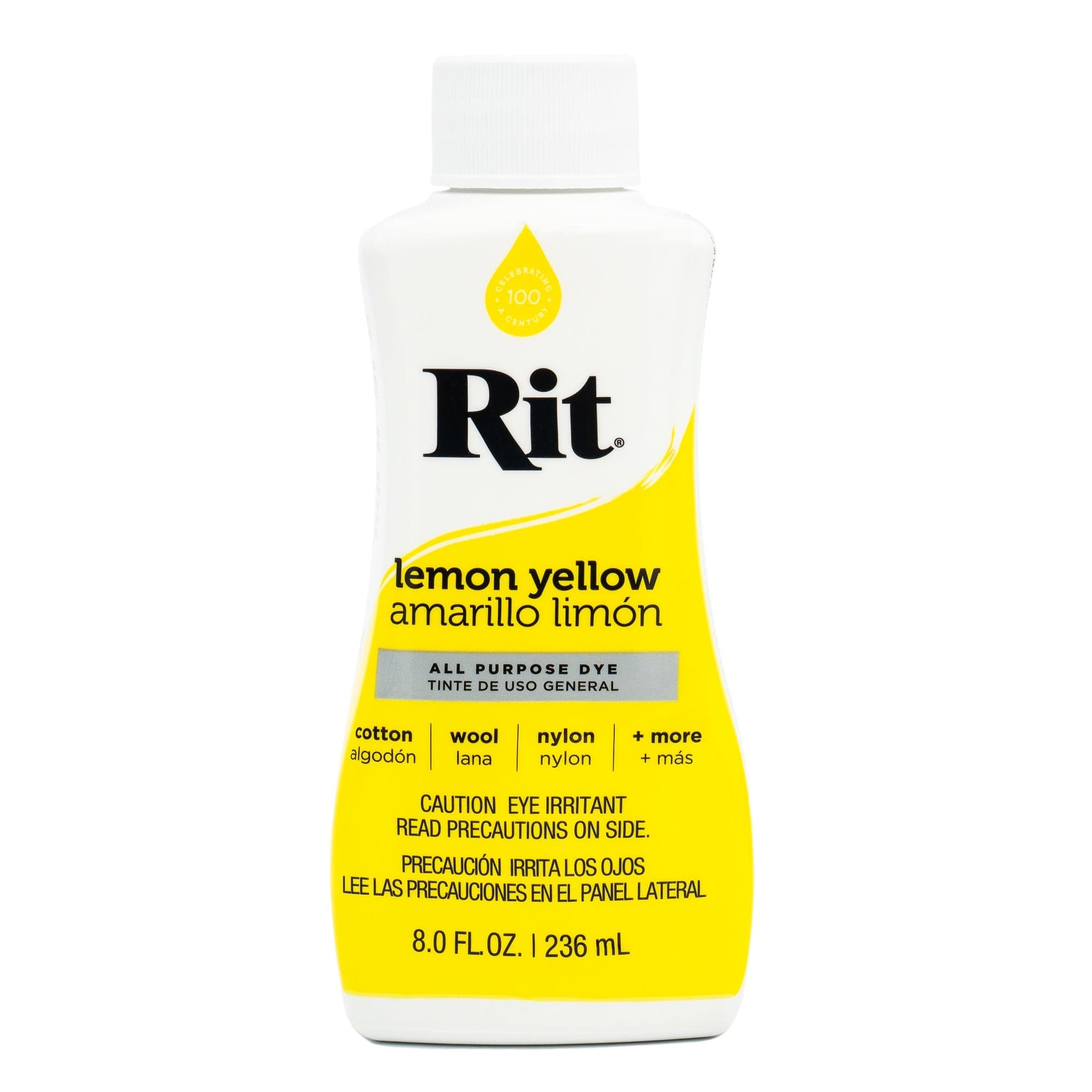 Buy RIT All-Purpose Fabric Dye - Lemon Yellow | Best Dye for Clothes ...