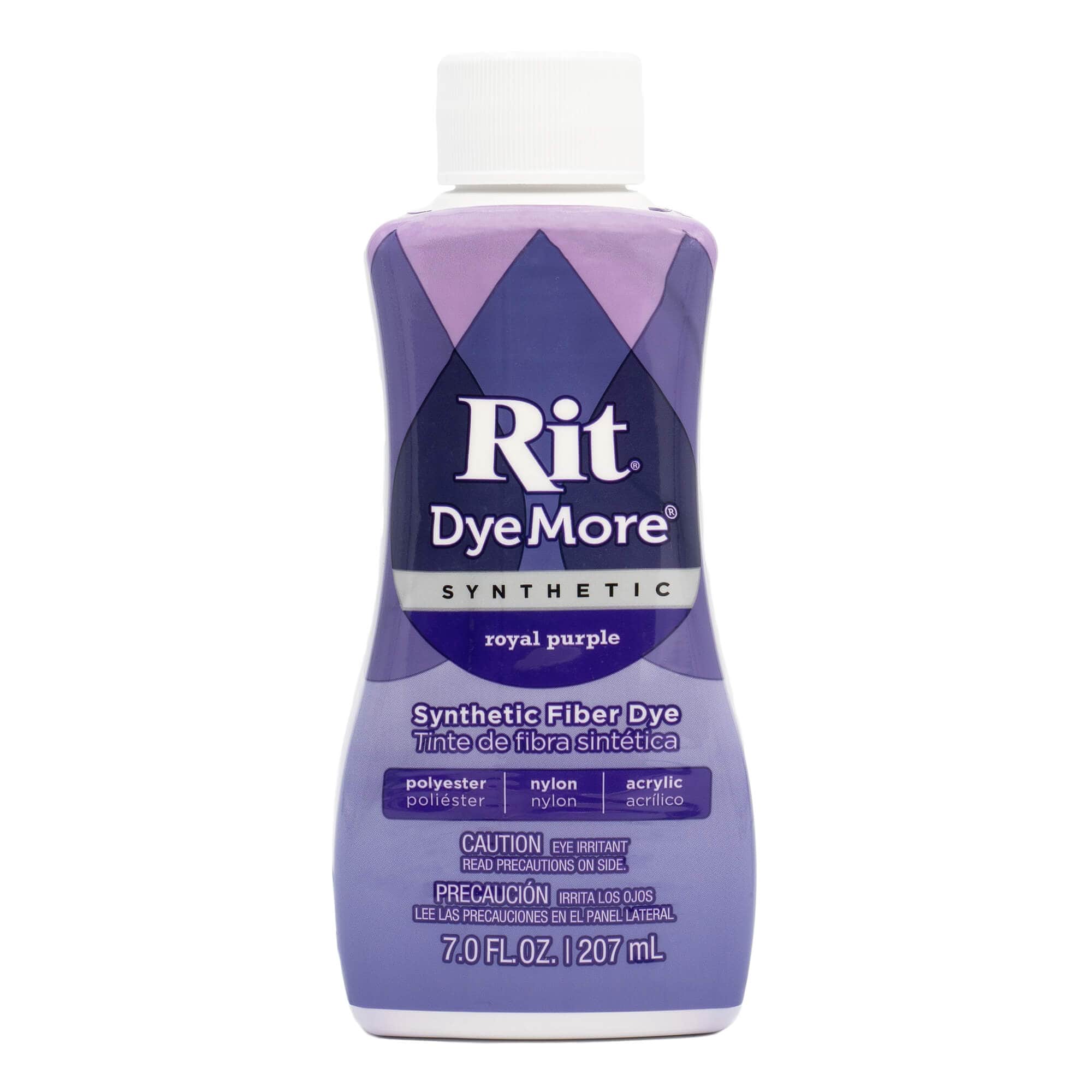 Rit DyeMore Synthetic Fiber Dye - Royal Purple | Non-Toxic Fabric Dye ...