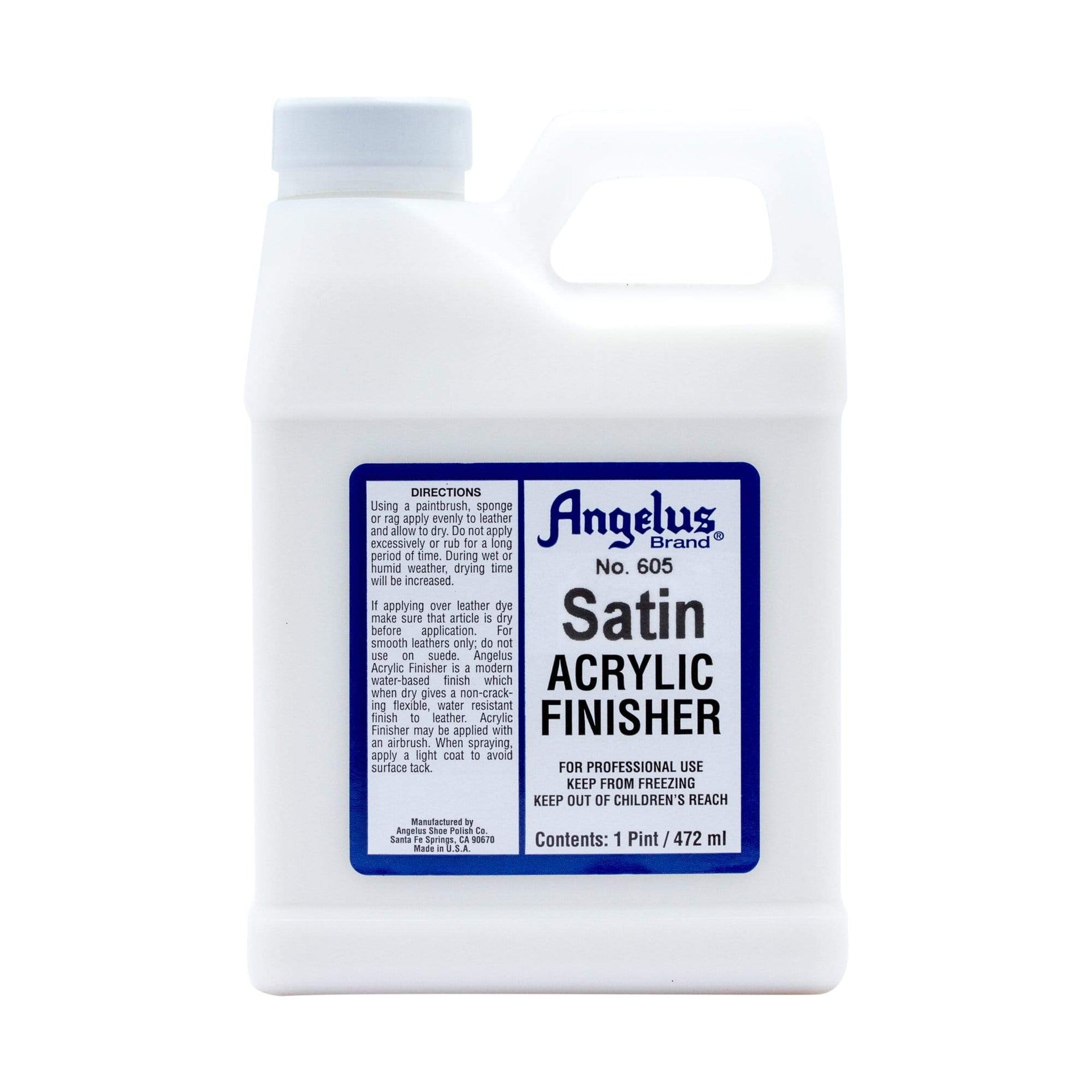 Satin Acrylic Finisher | Finisher | Paint Supply · Angelus Direct