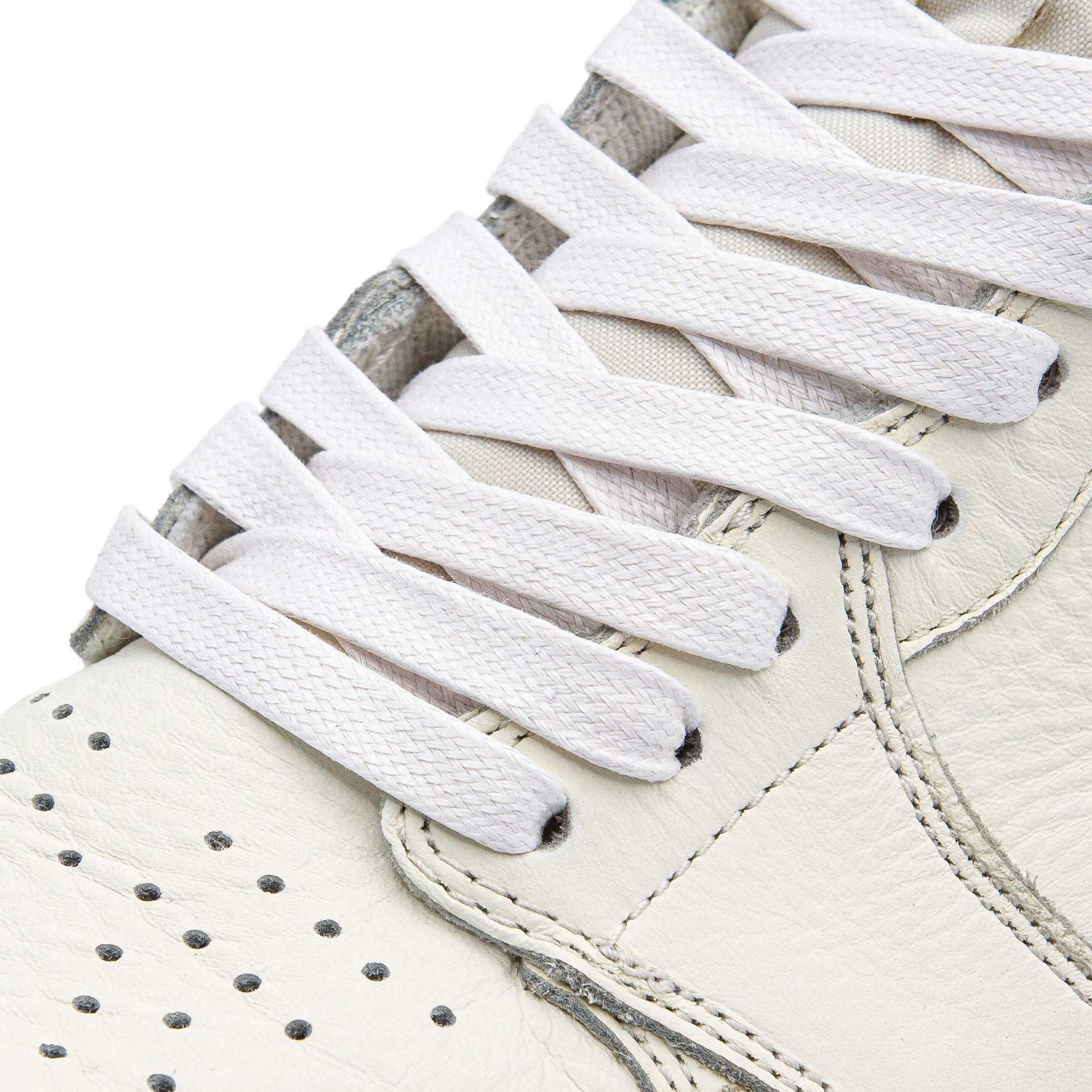 Shop White Waxed Shoe Laces | Flat Replacement Shoe & Boot Laces ...